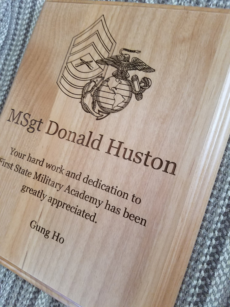 Custom Plaques Marine Corps, Navy, Air Force, Army, Coast Guard Law En ...