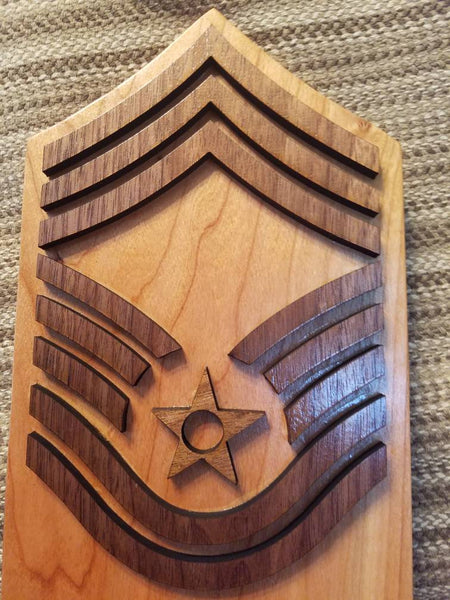 Air Force Rank Plaque - Military Rank Plaque - USAF Rank Plaque - Pers ...